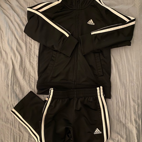 adidas | Matching Sets | Adidas Black Tracksuit With Classic White ...